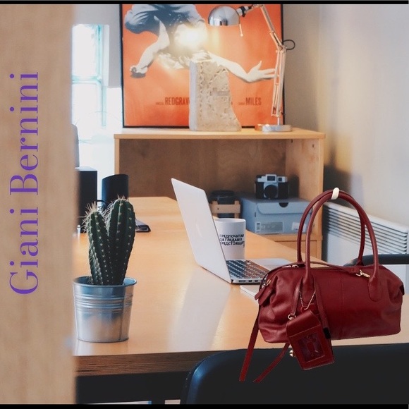 Giani Bernini | Bags | Giani Bernini Red Leather Bag Gorgeous | Poshmark